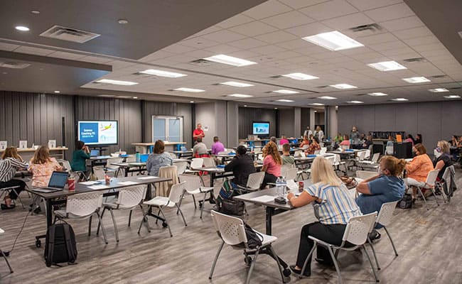 Polk County teachers learning at SkyLab! - Aerospace Center For Excellence